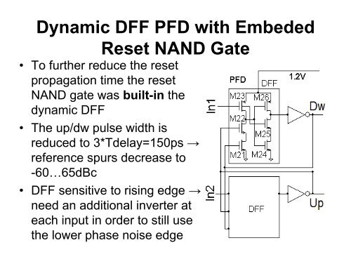 Dynamic D-Flip-Flop PFD