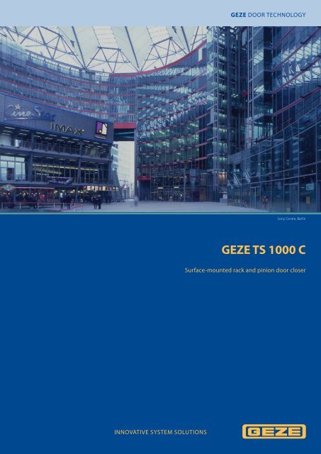 GEZE TS 1000 C - Lyctum