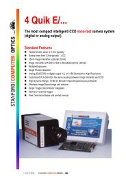 Datasheet 4 Picos - Stanford Computer Optics