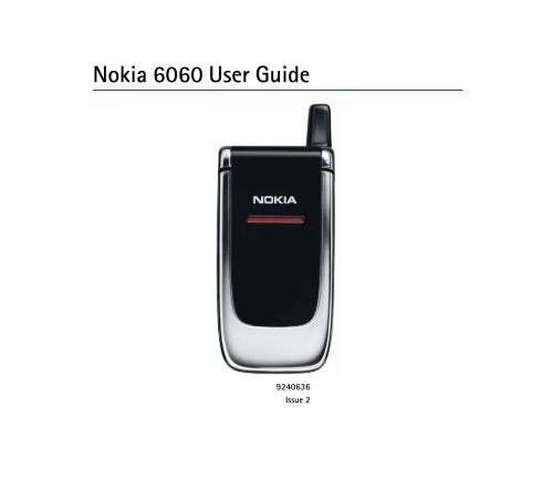 Nokia 6060 User Guide