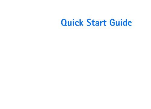 Quick Start Guide - Nokia