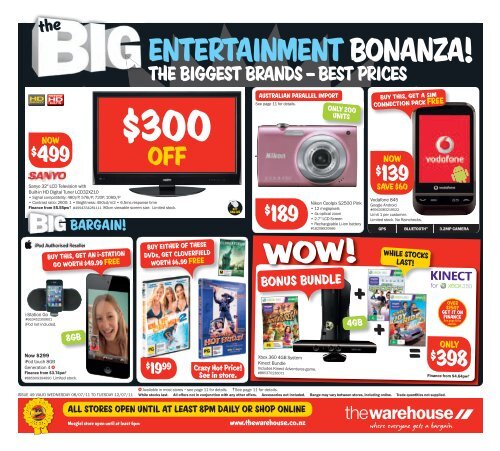 ENTERTAINMENTBONANZA! - The Warehouse