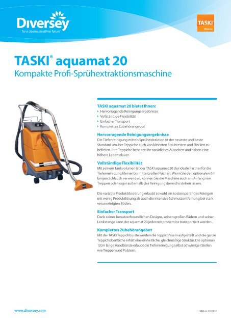 TASKI® aquamat 20