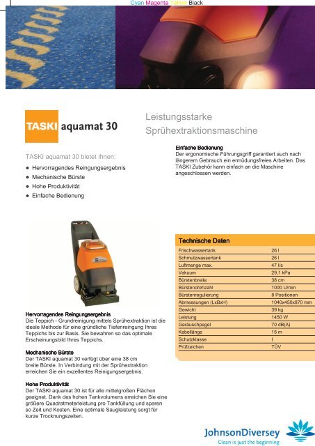 Taski Aquamat Waschsauger 30