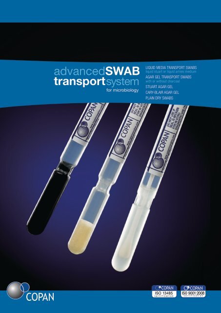 advancedSWAB transportsystem - Copan Italia