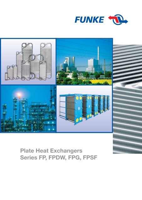 Plate Heat Exchangers Series FP, FPDW, FPG, FPSF - DEFA