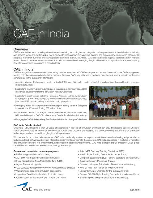 CAE in India