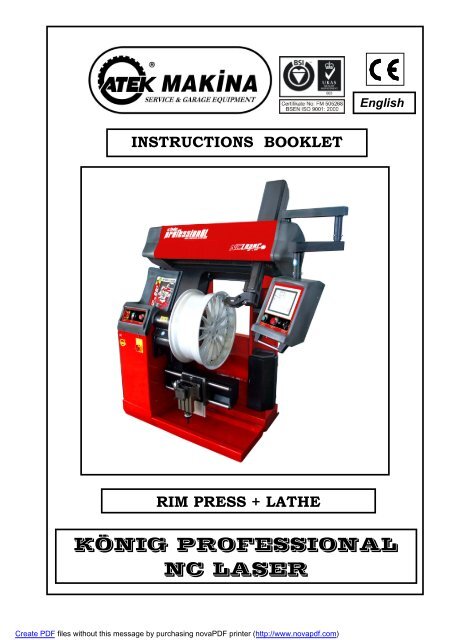 KÖNIG PROFESSIONAL NC LASER