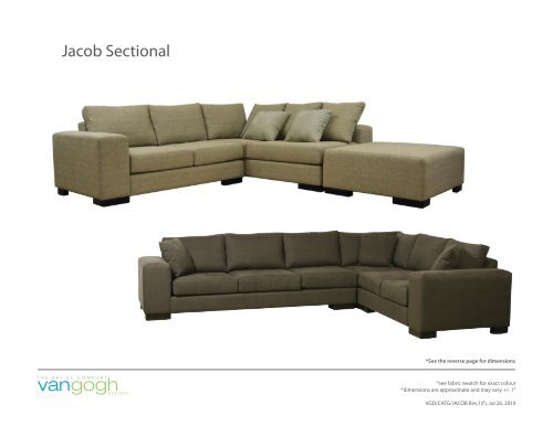 Jacob Sectional - Van Gogh Designs