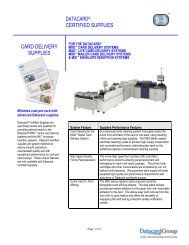 MX6000 Supplies DS.indd - Datacard