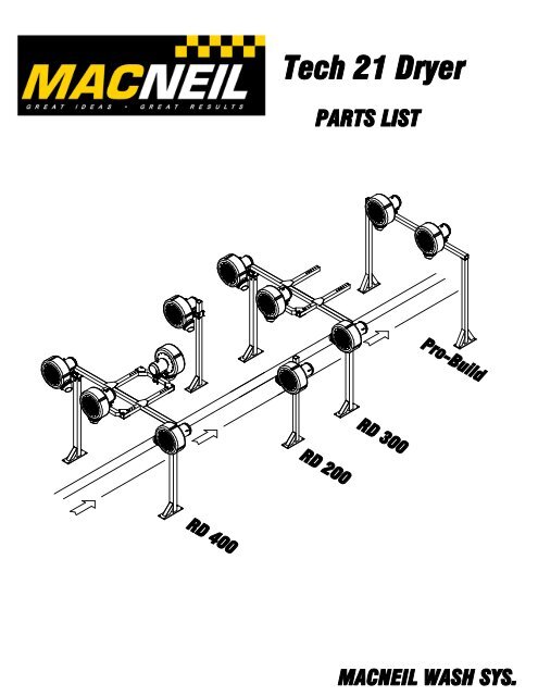 Tech 21 Drying System - MacNeil Wash Systems