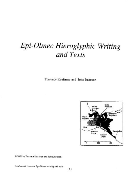 Olmec Writing