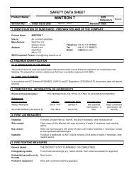kEMAMIDE W-40 MSDS - HB Chemical