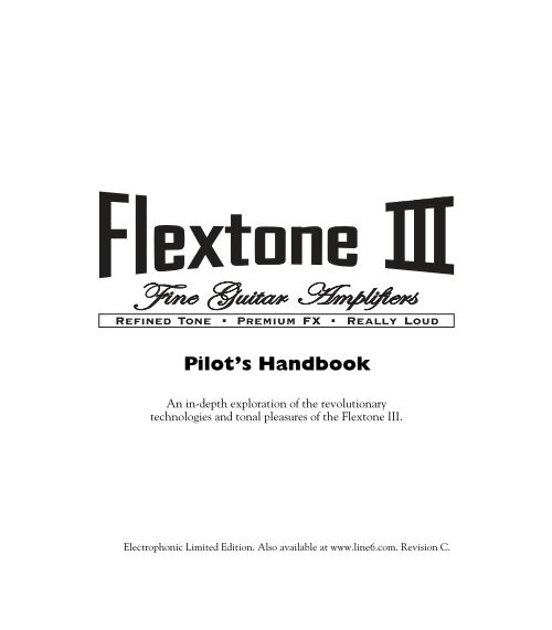 Flextone III Manual
