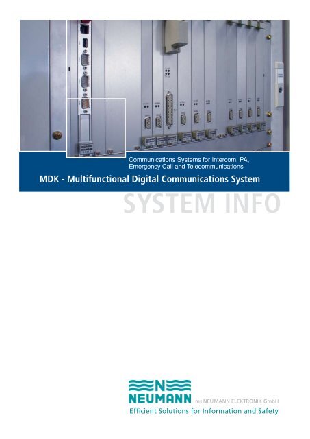 SYSTEM INFO - Neumann Elektronik