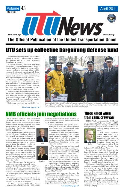 April 2011 (UTU1104.PDF) - United Transportation Union