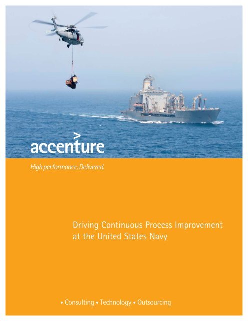 Driving Continuous Process Improvement at the United States Navy