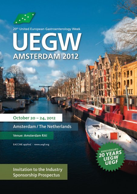uegw amsterdam 2012 - UEG Week 2012 - United European ...