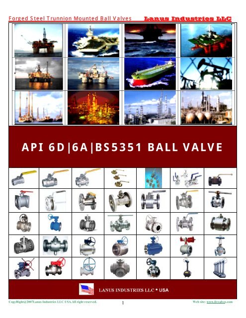 API 6D|6A|BS5351 BALL VALVE - Livvalves.com