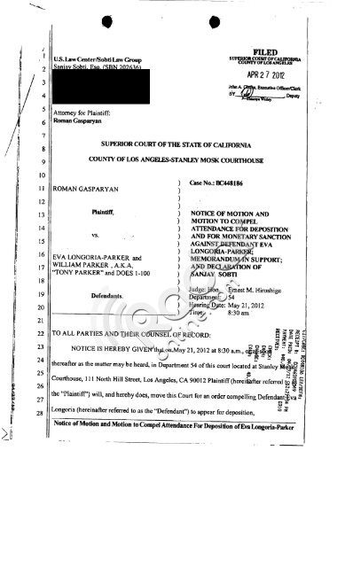 Roman Gasparyan Files Lawsuit Asking To Have - Radar Online