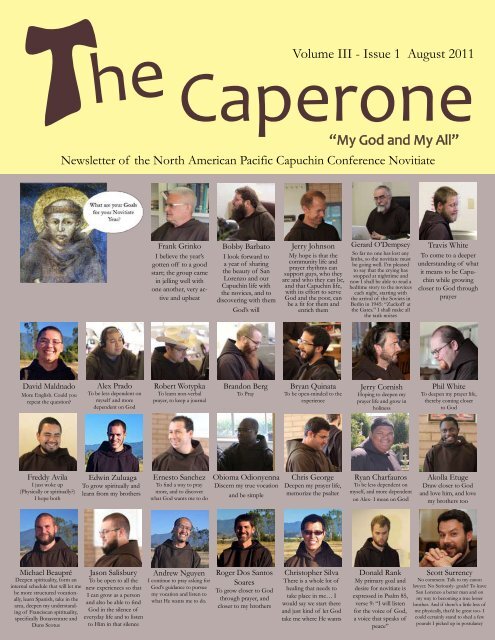 Caperone - the Capuchin Franciscan Friars