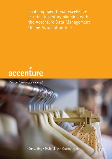 Enabling operational excellence in retail inventory planning with the ...