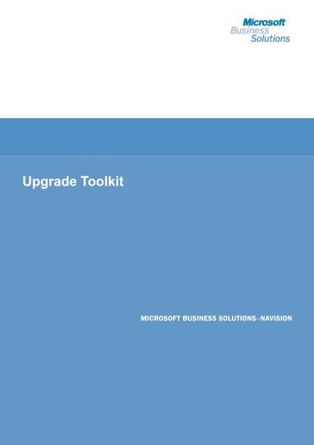 Upgrade Toolkit
