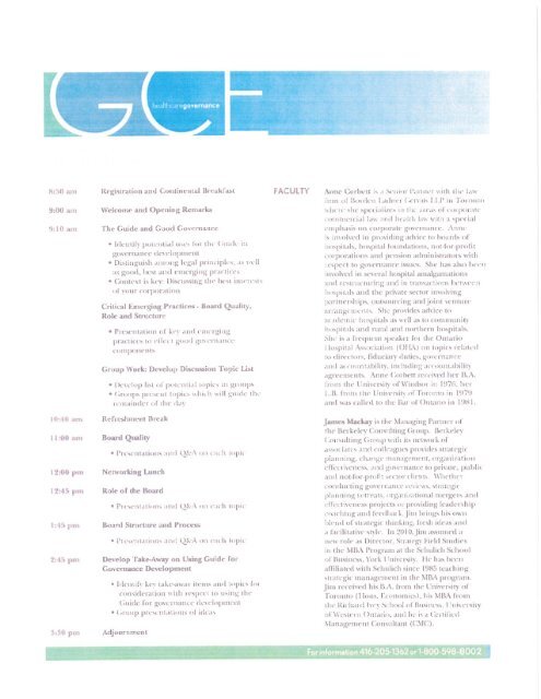 Central West LHIN Health System Scorecard