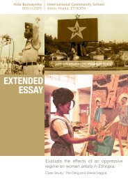 ICS Welcome to Addis Guide - International Community School of ...