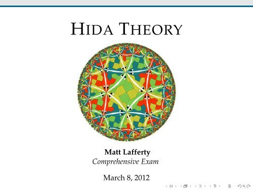 HIDA THEORY