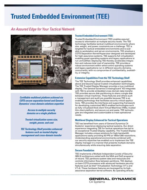 General Dynamics C4 Systems Logo