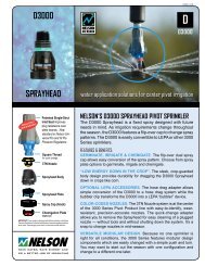 R3000 ROTATOR® - Nelson Irrigation