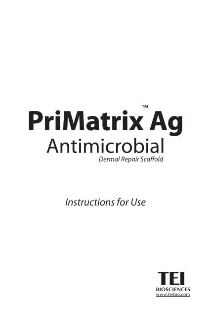 PriMatrix Ag - TEI Biosciences