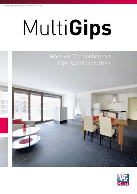 Massiver Trockenbau mit Gips-Wandbauplatten - Multigips - VG-Orth