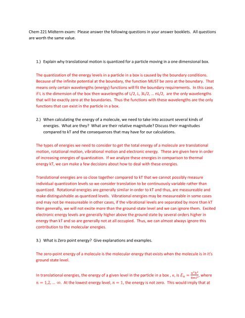 Chem 221 Midterm exam Answers.pdf