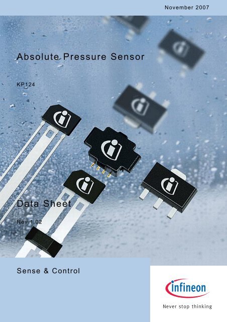 Data Sheet Absolute Pressure Sensor - Infineon