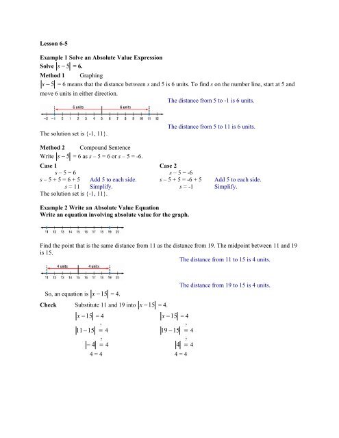 How Do You Write An Absolute Value Equation From A Graph - Tessshebaylo