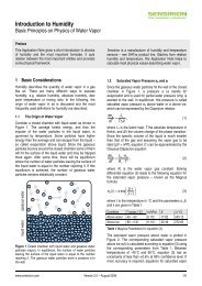 I2C Functional Description for SFM3000 - Sensirion