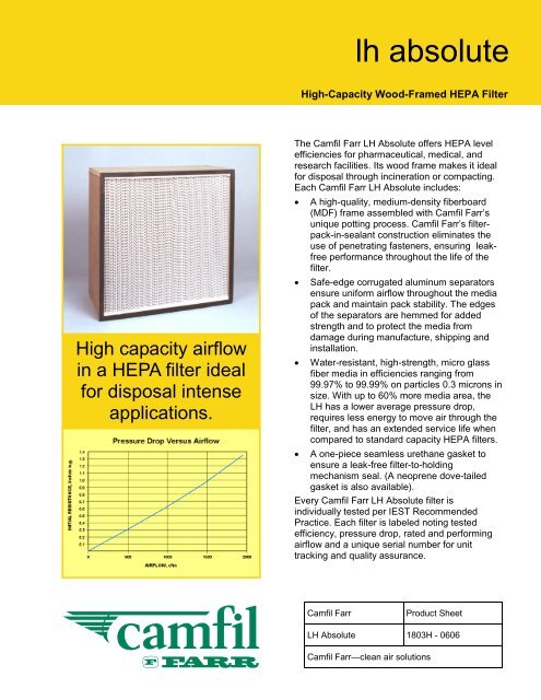 LH Absolute Product Sheet