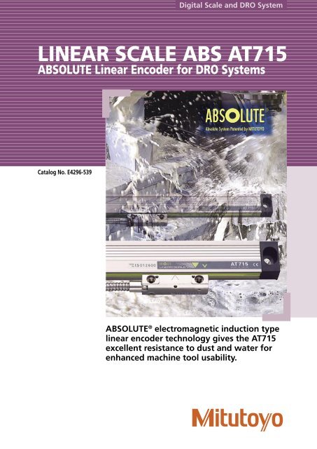 Absolute Linear Scale ABS AT715 - Mitutoyo Scandinavia AB