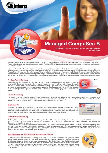 Managed CompuSec B - CE-Infosys GmbH