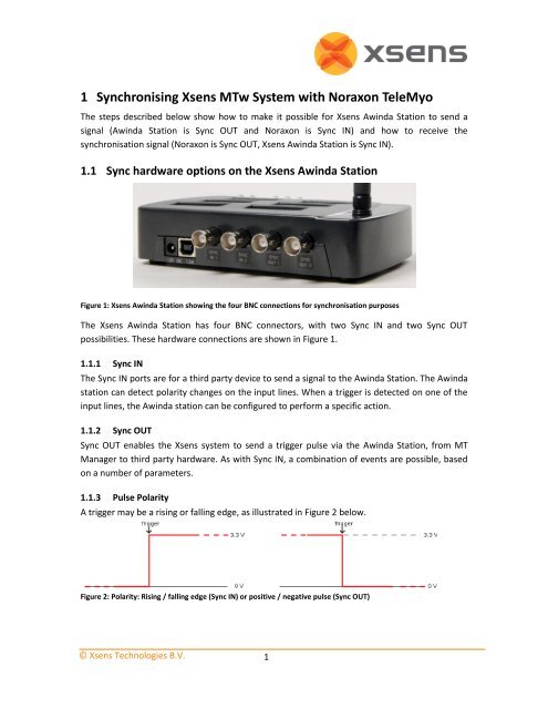 Awinda Station - Xsens