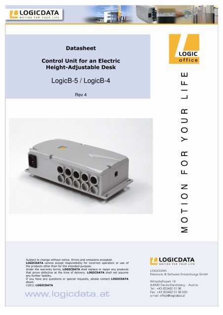 3. Technical Data - LOGICDATA