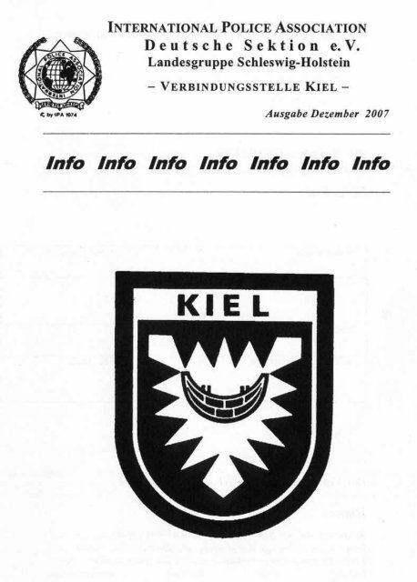 INTERNATIONAL POLICE ASSOCIATION - IPA KIEL