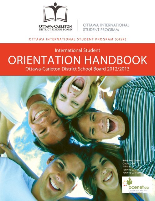 ORIENTATION HANDBOOK - OISP International Student Program