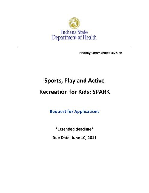 Sports, Play and Active Recreation for Kids: SPARK