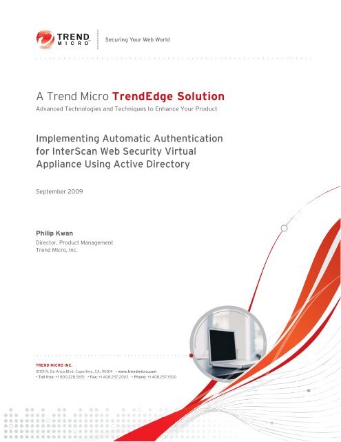 Implementing Automatic Authentication for InterScan Web Security ...