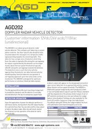 AGD510 INDUCTIVE LOOP DETECTOR Traffic - AGD Systems