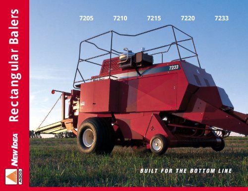 Small Rectangular Balers 7205, 7210, 7215 and ... - New Idea - AGCO