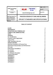 project standards and specifications - engineering design guideline